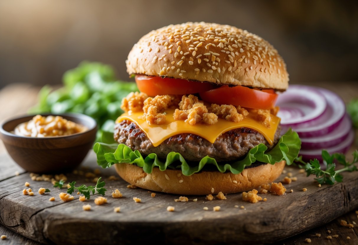 Crumble Burger Recipe: Easy Steps to Make the Perfect Burger - Drool ...