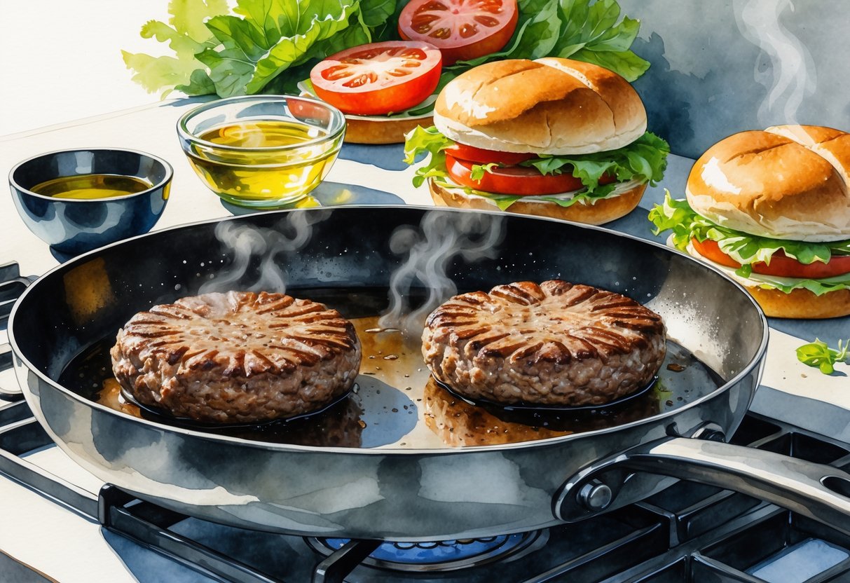 How to Pan Fry Burgers Without Burning: Easy Tips for Juicy Results ...