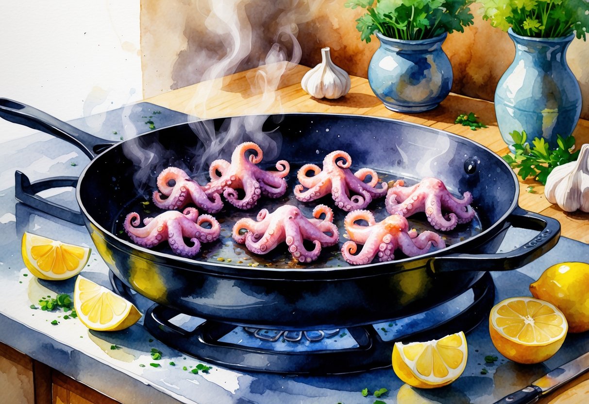 How to Cook Baby Octopus in Frying Pan: Easy Recipe & Tips - Drool Recipes