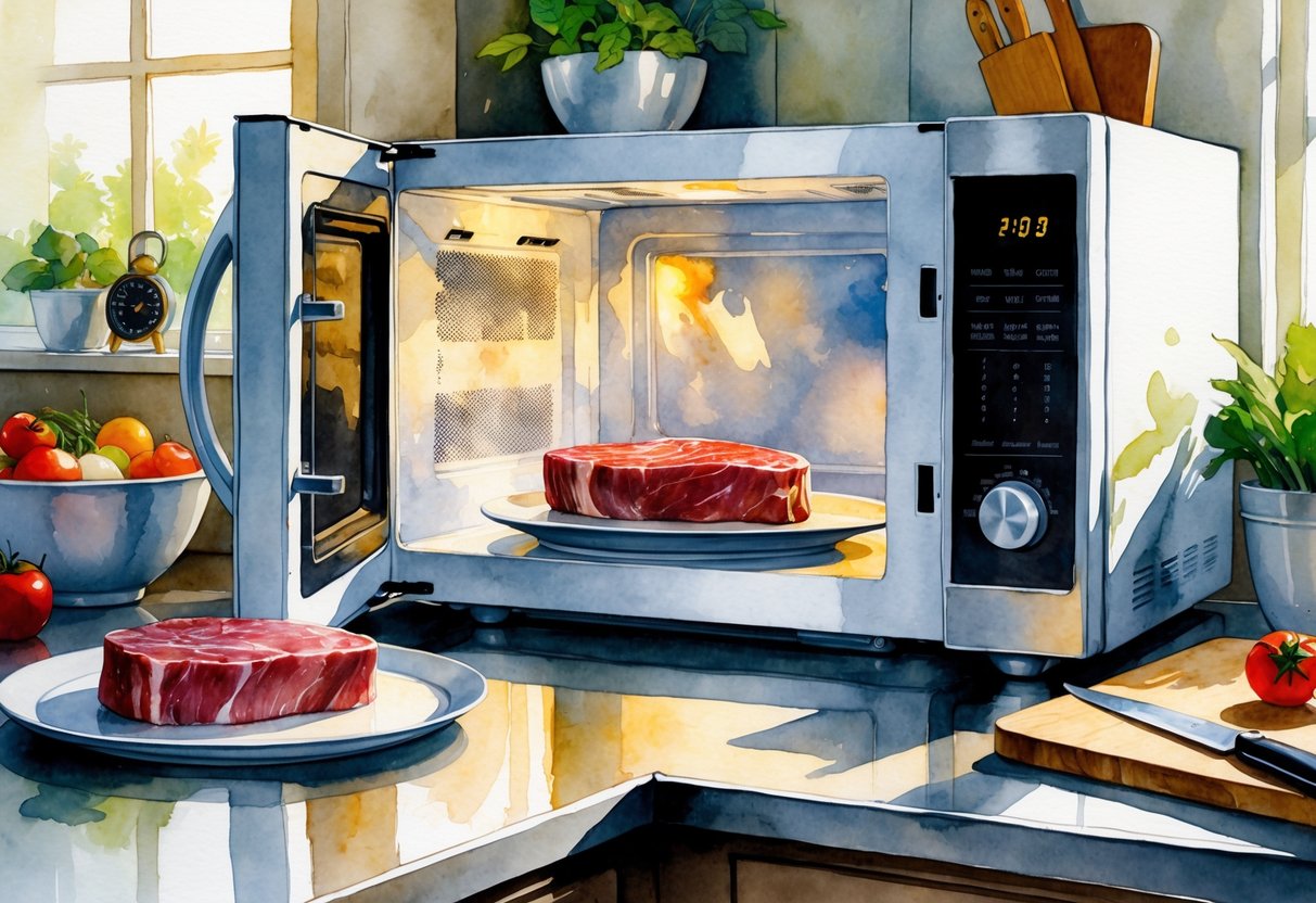 How to Defrost Steak in the Microwave: Quick Prep & Pro Tips - Drool ...