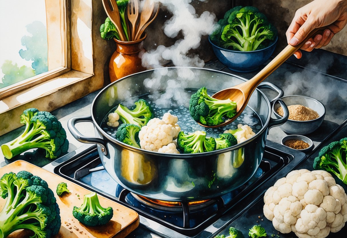 How to Boil Broccoli and Cauliflower: Easy Steps & Flavor Tips - Drool ...