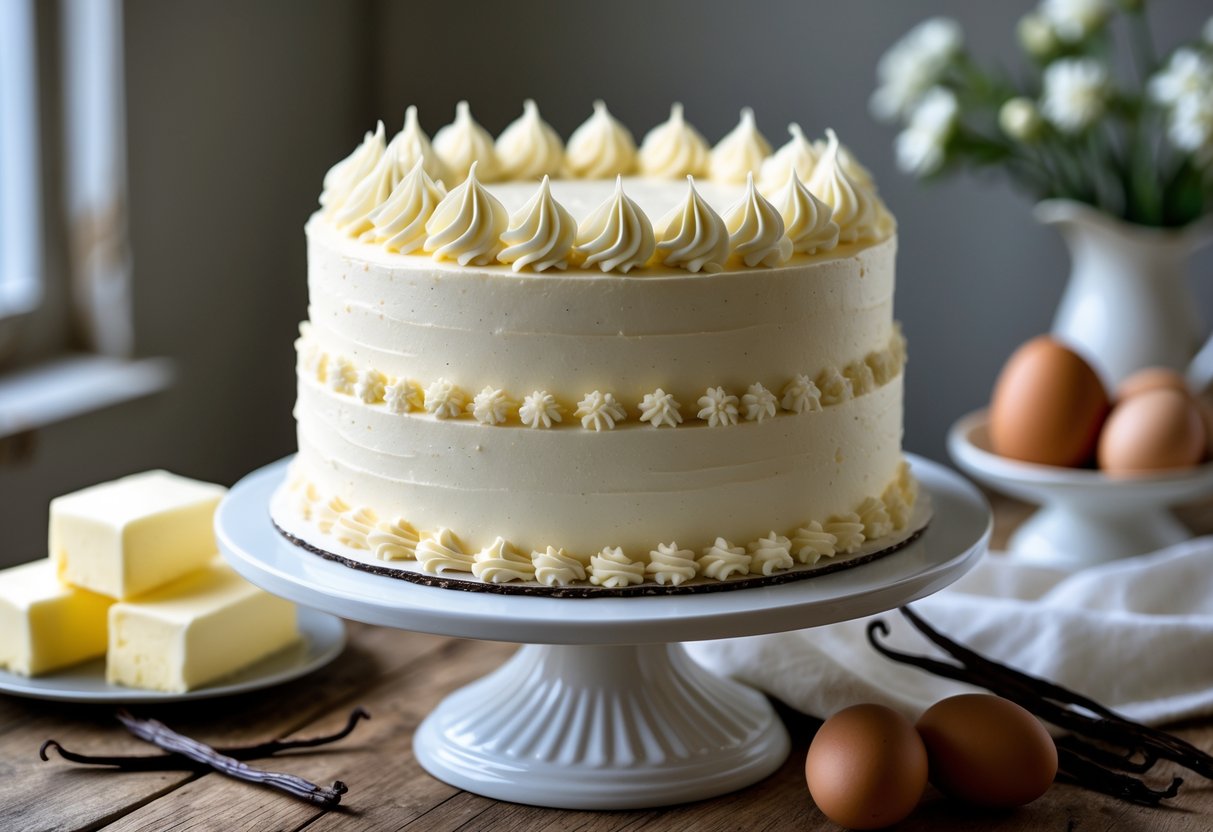 Sanders Colonial Buttercream Cake Recipe: Step-by-Step Guide - Drool ...