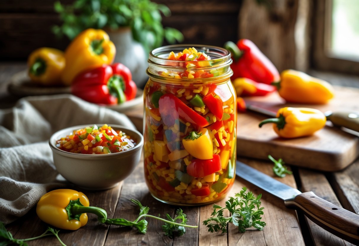 Amish Sweet Pepper Relish Recipe: Simple Steps & Ingredients - Drool ...