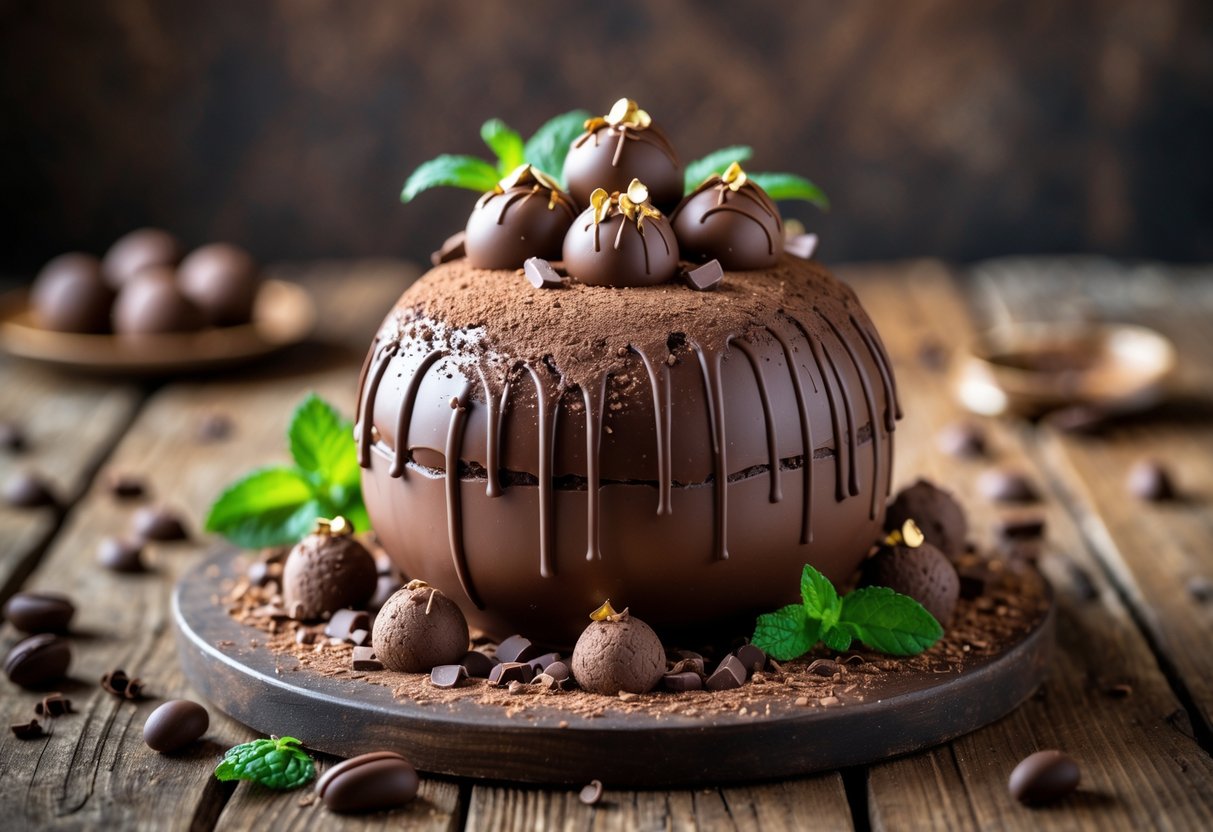 Chocolate Truffle Bomb Cake Recipe: A Step-by-Step Guide - Drool Recipes