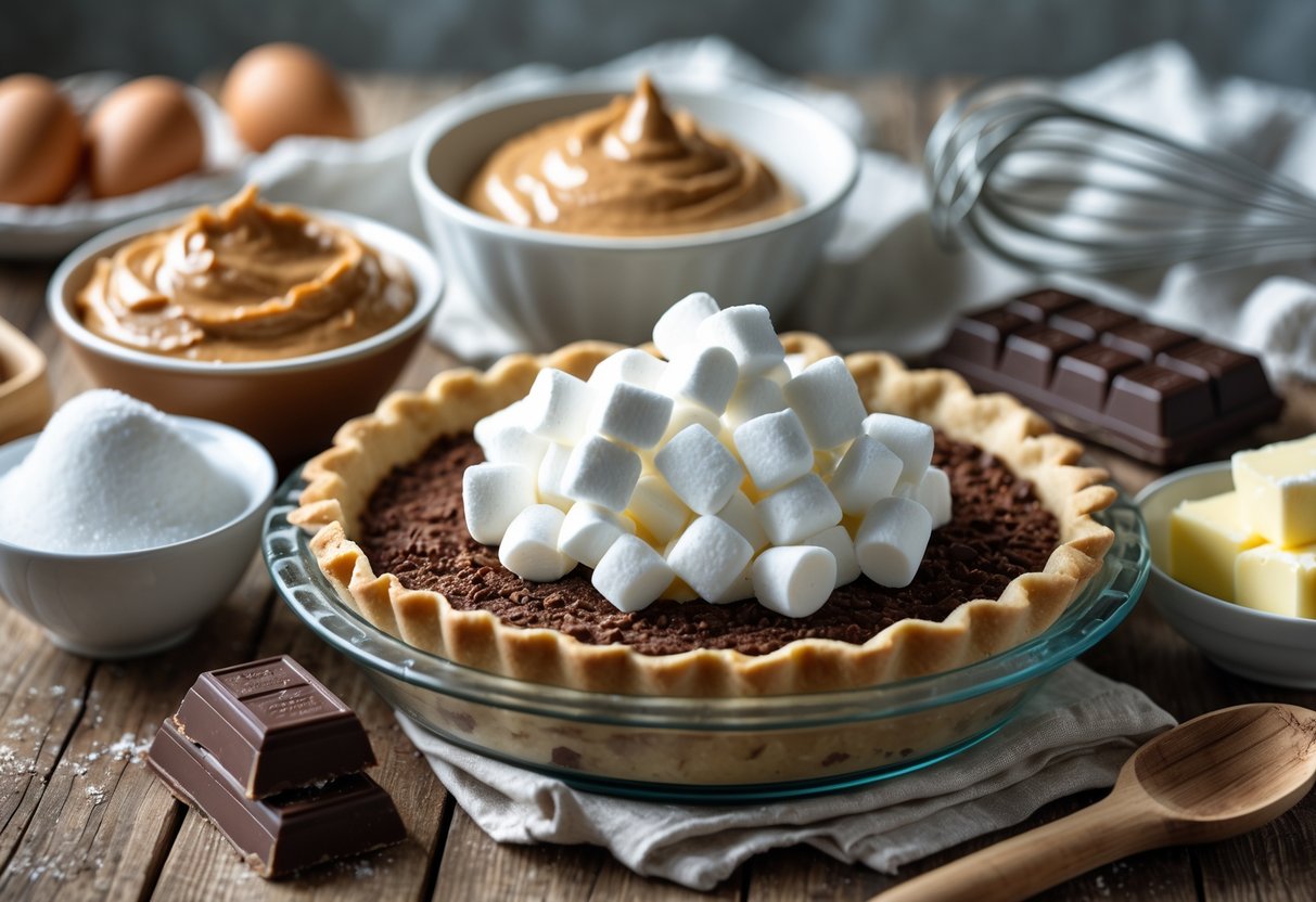 Chocolate Fluffernutter Pie Recipe: Step-by-Step Guide - Drool Recipes