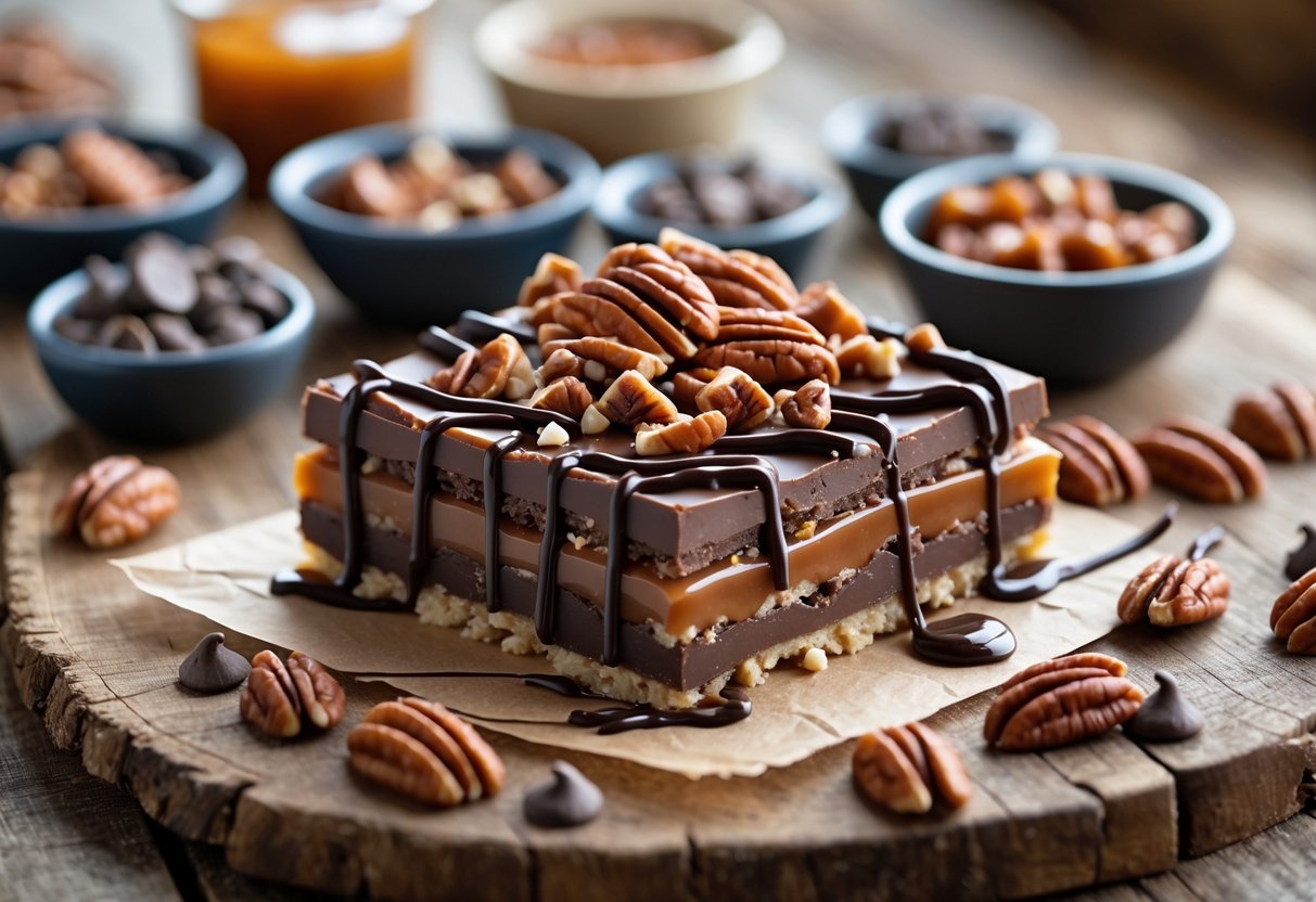 No Bake Turtle Lush Recipe – Easy Layered Dessert Guide - Drool Recipes