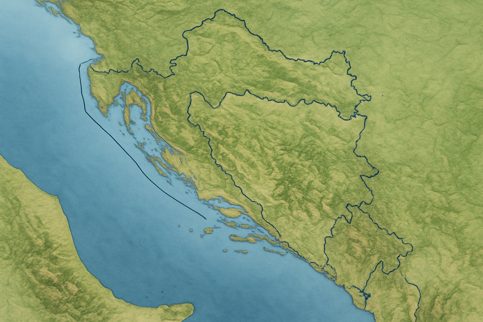 Prirodne granice Hrvatske: planine, rijeke i more