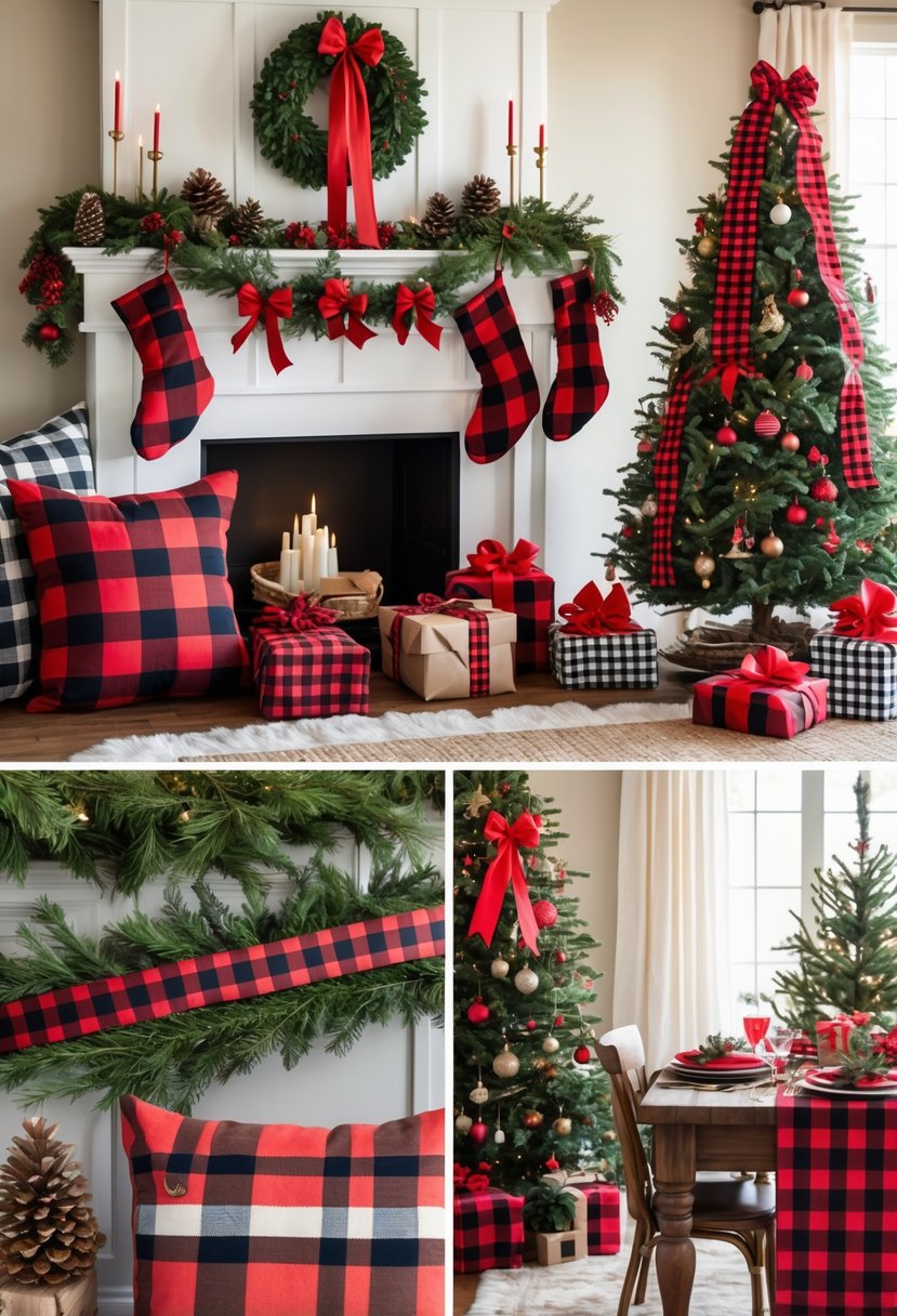 15 Stunning Buffalo Check Christmas Decor Ideas - WithLoveLive