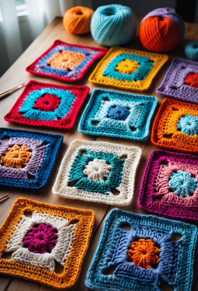 12 Easy and Free Crochet Granny Square Patterns | Mummy Time