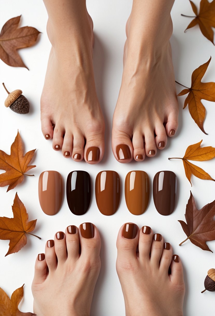 16 Fall Toe Nail Polish Colors for Pedicures to Elevate Your Seasonal ...