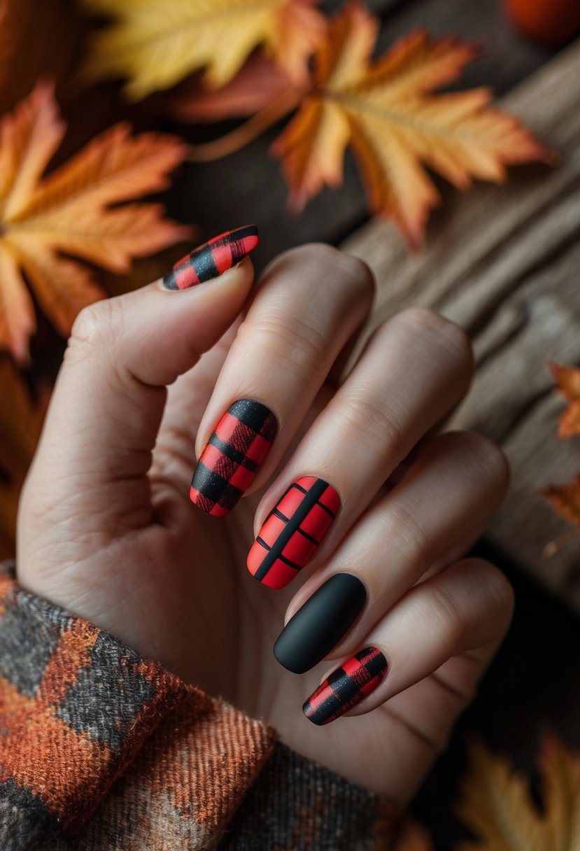 12 Fall Plaid Nail Ideas for Effortless Seasonal Style – Everyday Wholesome