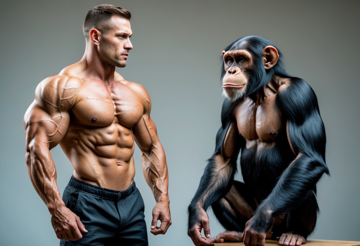 Can a Bodybuilder Beat a Chimp? Human Strength vs Chimpanzee Power ...