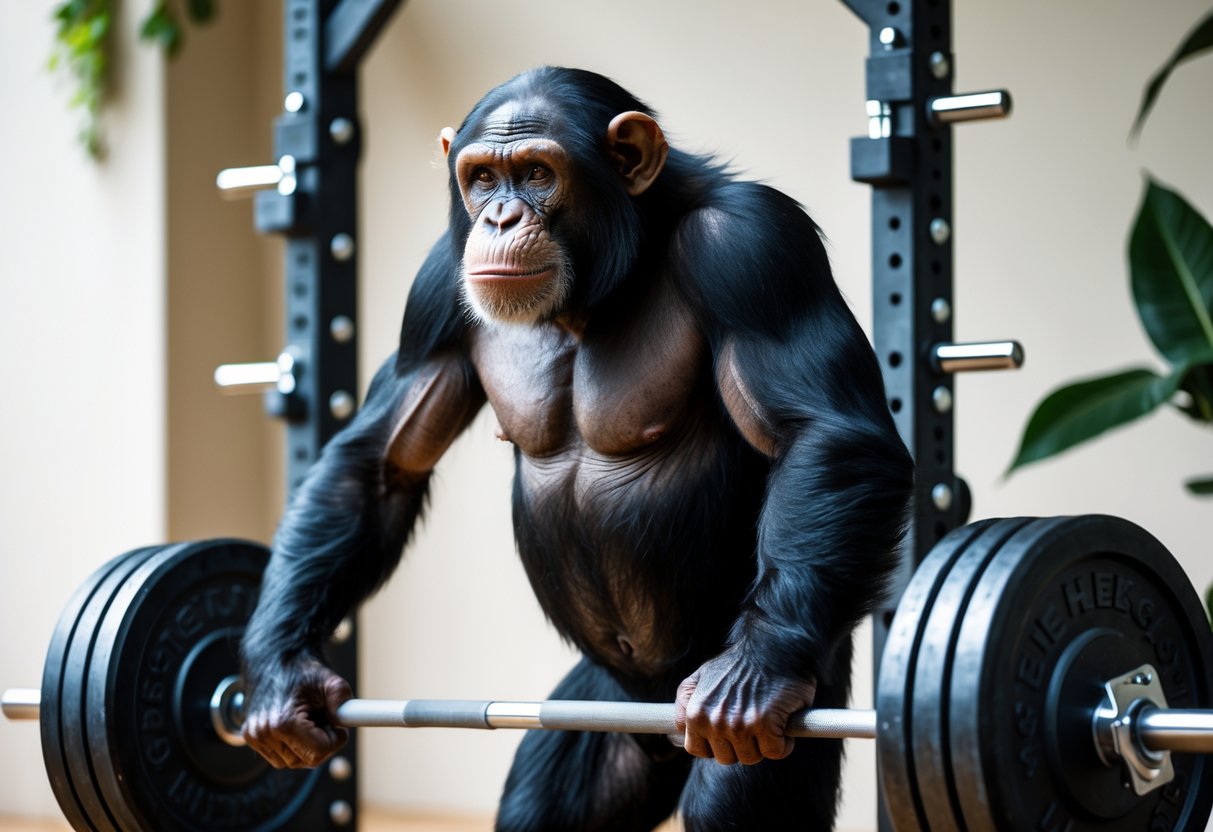 How Much Can a Chimp Bench Press? Primate Strength Explained - Know Animals