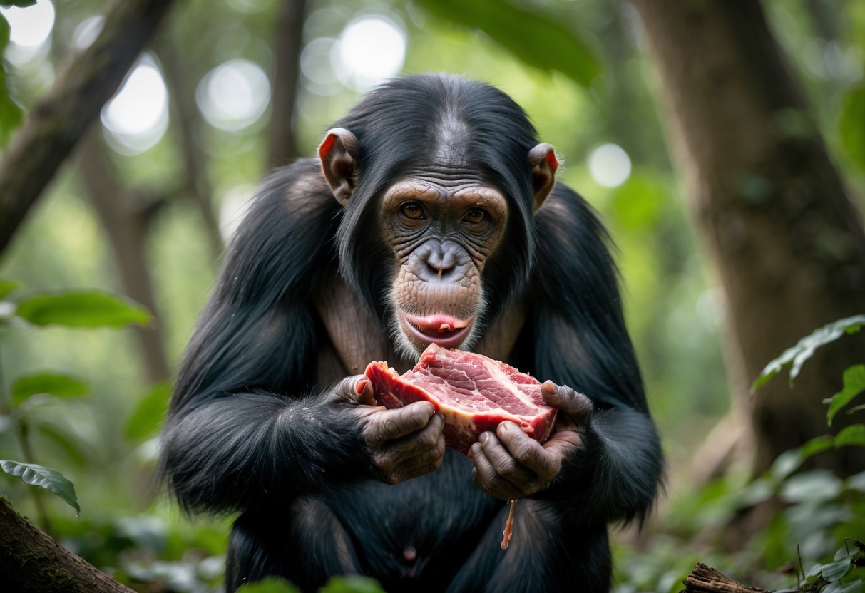 Do Female Chimps Eat Meat? All About Chimpanzee Meat-Eating - Know Animals