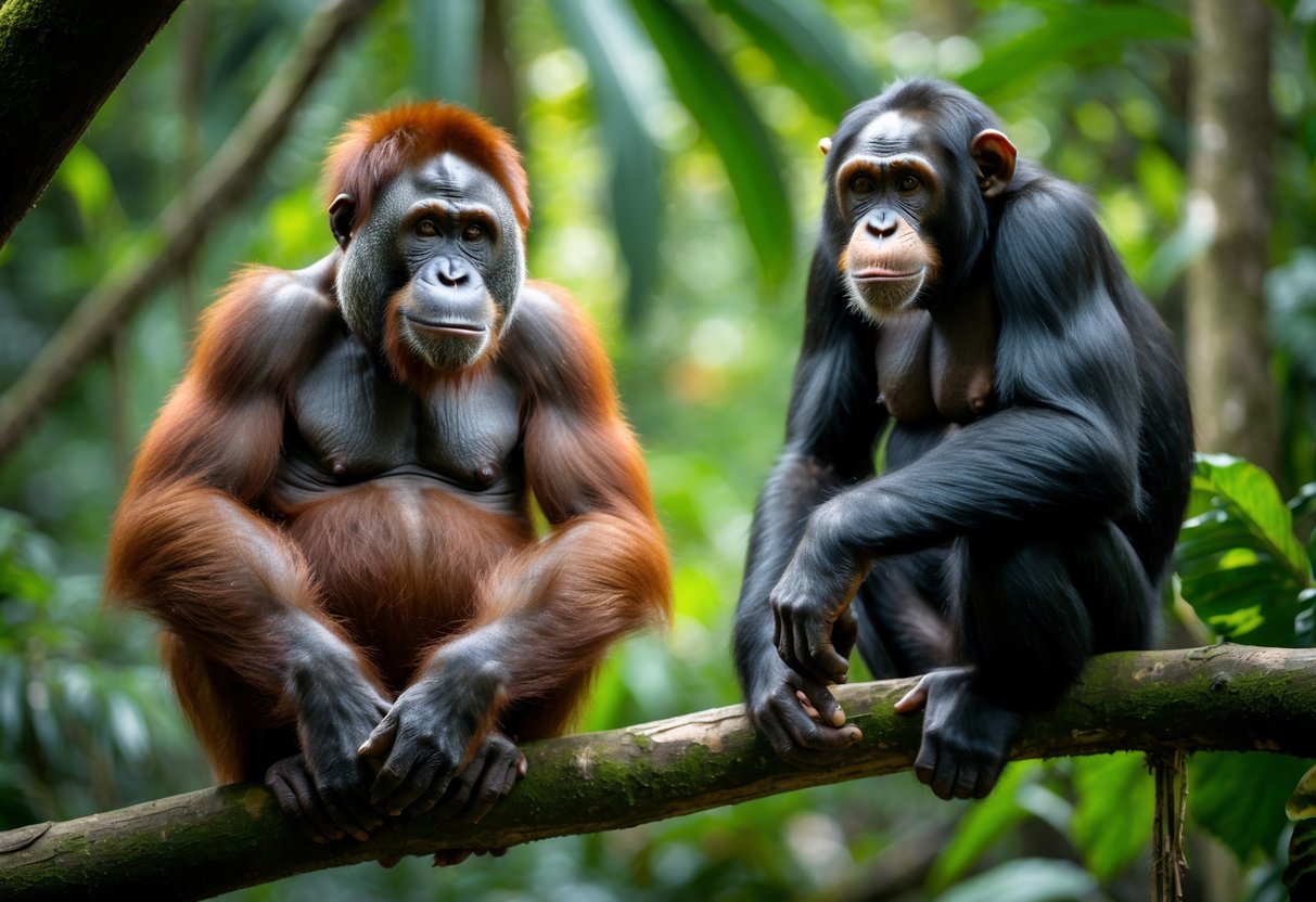 Are Orangutans as Aggressive as Chimps? Comparing Great Apes’ Behavior ...