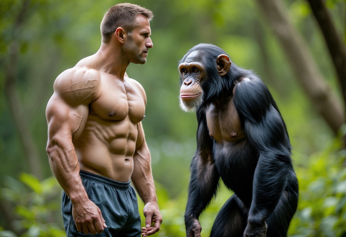 Can a Muscular Person Beat a Chimpanzee? Human vs. Chimp Strength ...