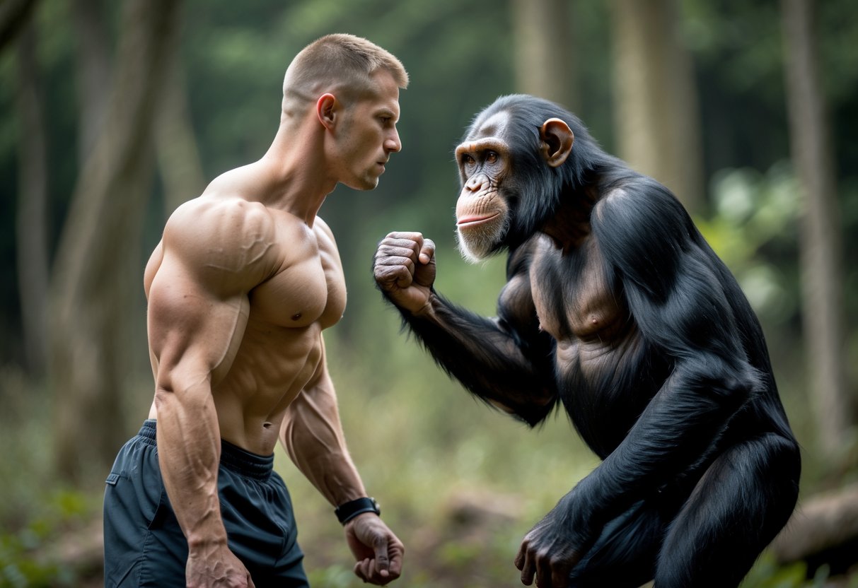 Can a Muscular Person Beat a Chimpanzee? Human vs. Chimp Strength ...