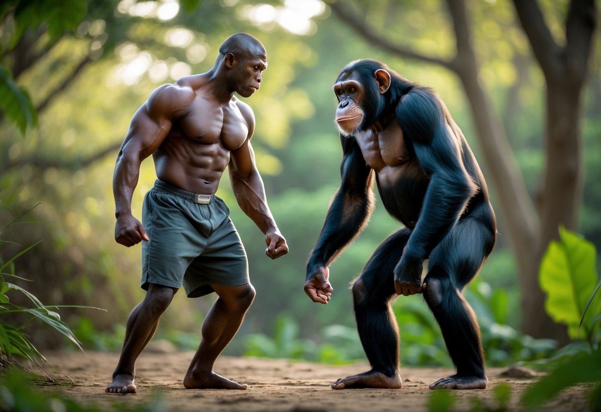 Would the Strongest Human Fight a Chimp? Real Strength and Outcome ...