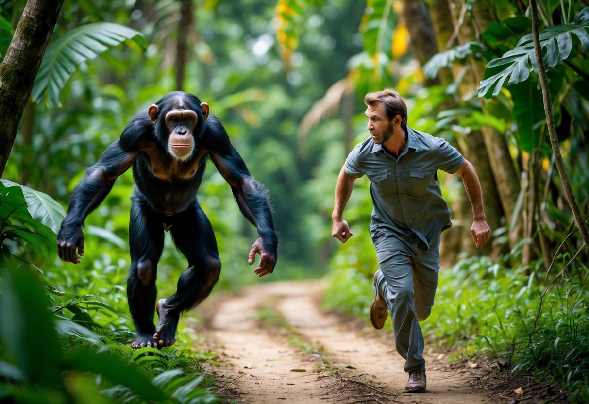 What to Do if a Chimp Chases You? Essential Safety Guidance - Know Animals