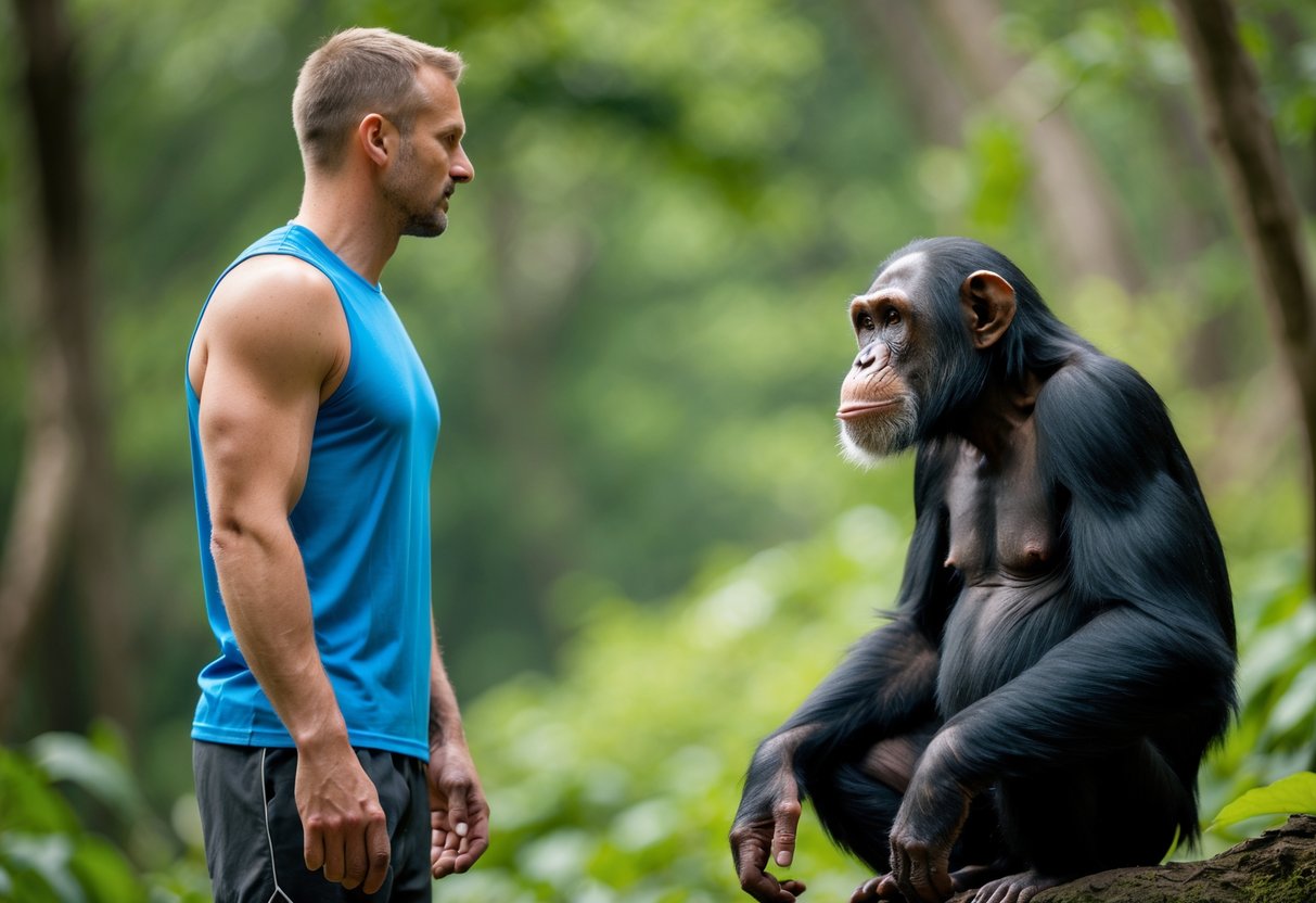 Could a Human Knock Out a Chimp? Strength and Survival Facts - Know Animals