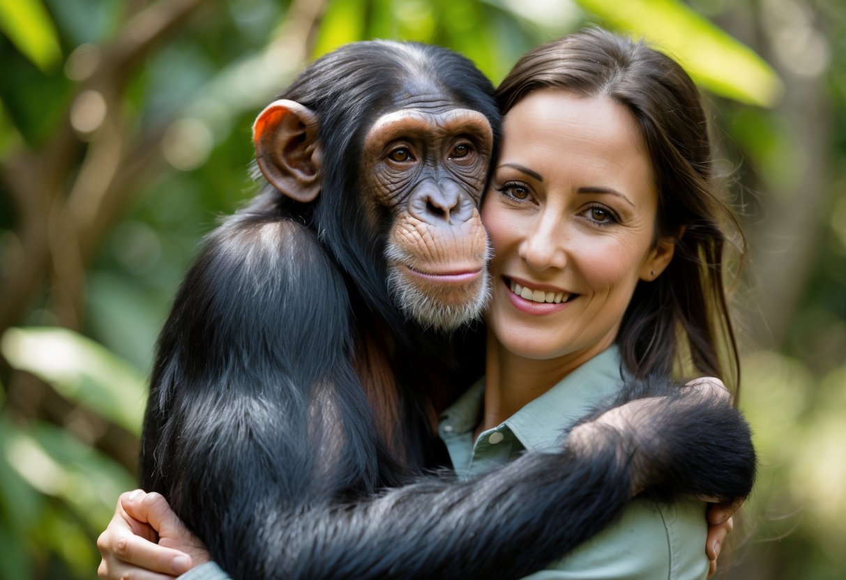Do Chimps Like Being Hugged? Chimpanzee Affection & Behavior - Know Animals