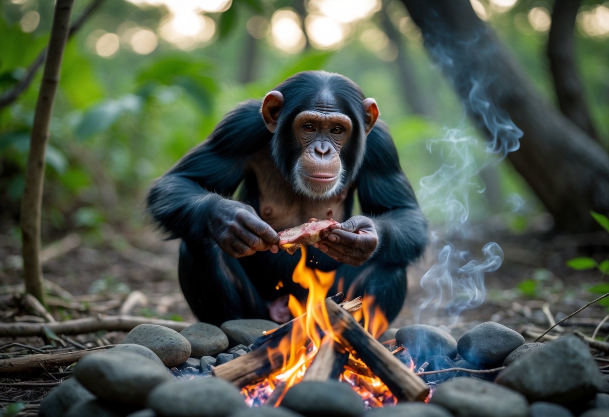 Do Chimpanzees Cook Meat? Exploring Diet and Cooking Abilities - Know ...