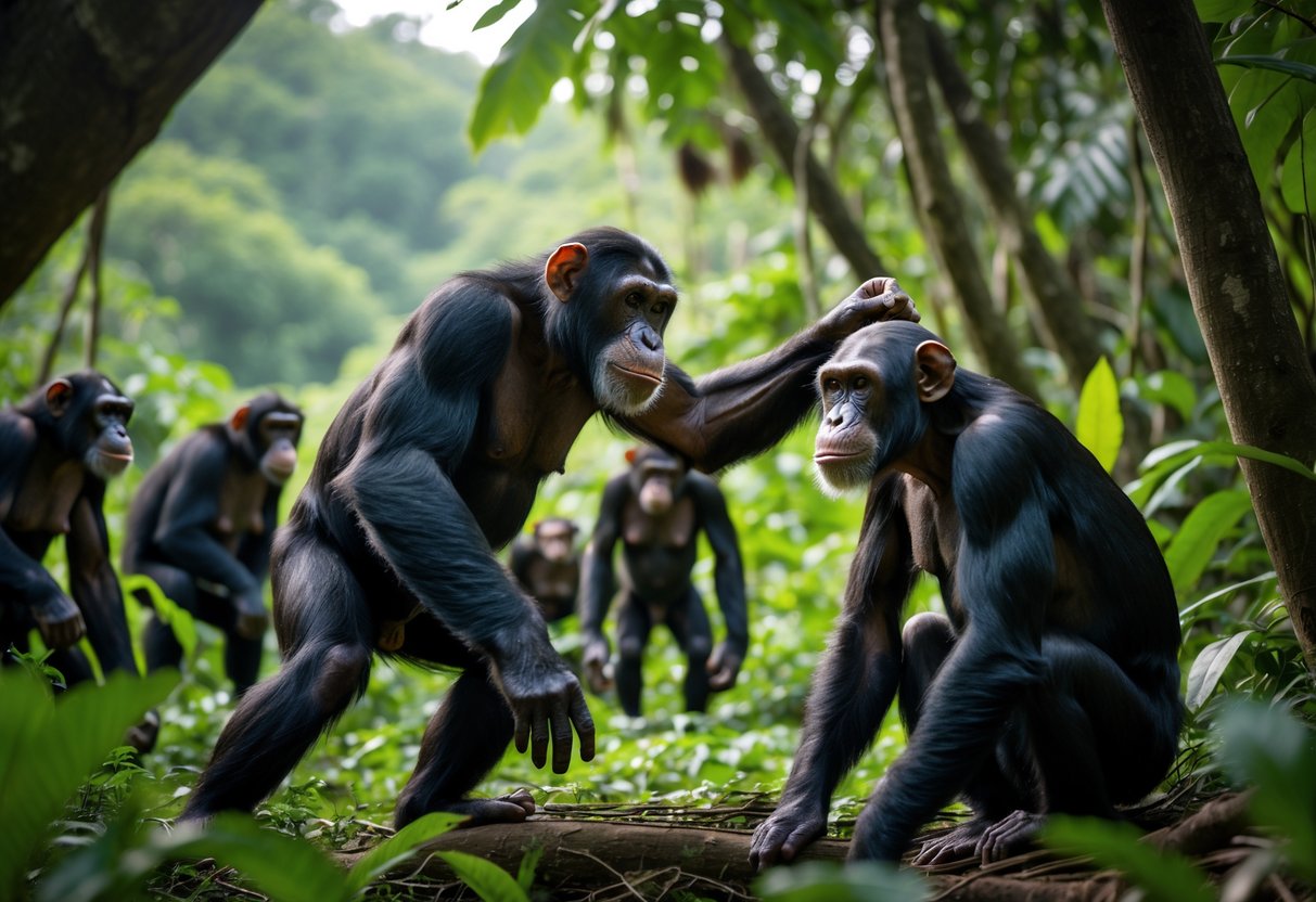 How Do Male Chimps Punish Females? Key Behaviors and Social Dynamics ...