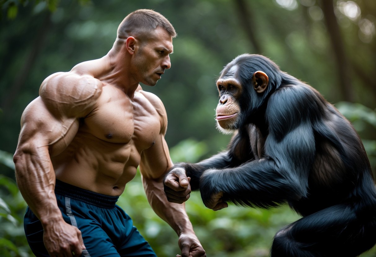Would the Strongest Human Fight a Chimp? Comparing Strength & Survival ...