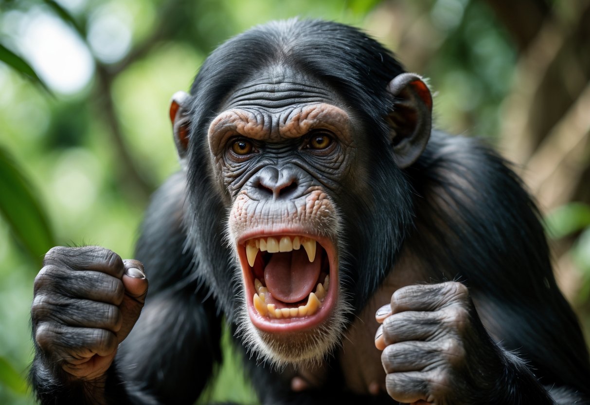 What Do Chimps Do When Angry? Understanding Chimpanzee Anger - Know Animals