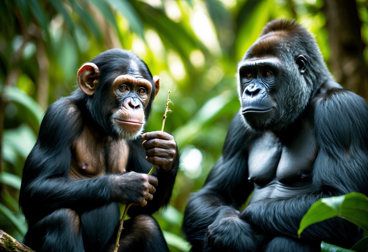 Who Is Smarter Chimpanzee or Gorilla? Comparing Primate Intelligence - Know Animals