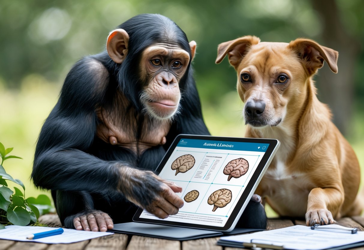 Is A Chimp Smarter Than A Dog A Friendly Animal Intelligence