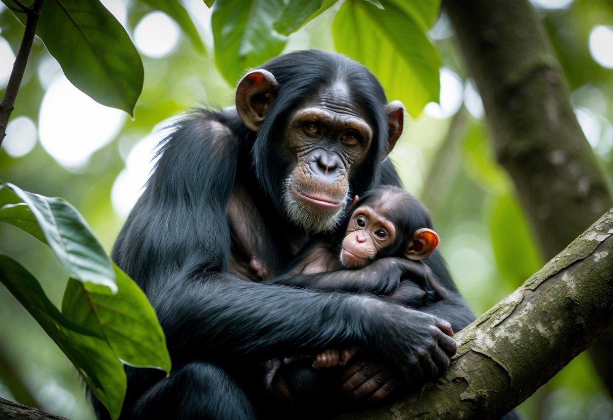 How Long Do Chimpanzees Sleep With Their Mother? Baby Chimp Care ...