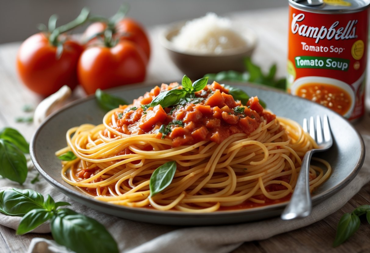 Campbell's Tomato Soup Spaghetti Sauce Recipe Easy and Delicious Dinner ...