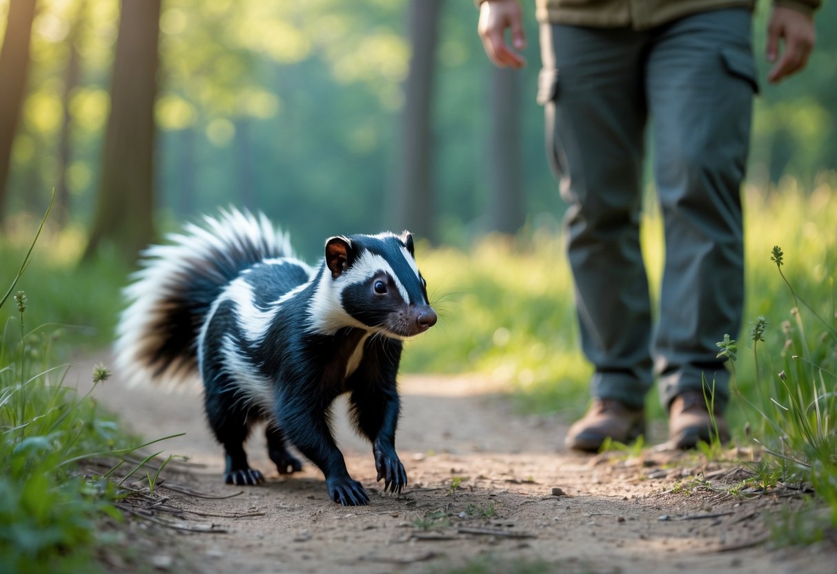Why Do Skunks Run Towards You? Understanding Their Behavior - Know Animals