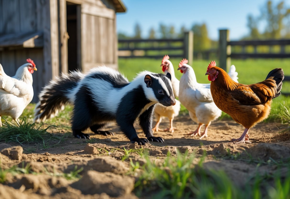 Do Skunks Eat Chickens? Risks, Signs, and Flock Protection - Know Animals