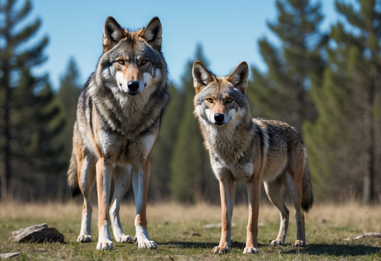 How to Tell Wolf vs Coyote: Spot Key Physical & Behavioral Differences ...