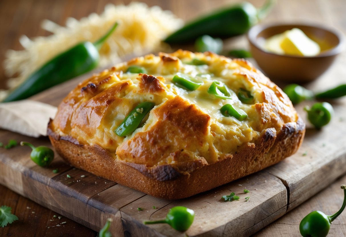 Green Chile Cheese Bread Recipe: Easy Step-by-Step Guide - Drool Recipes