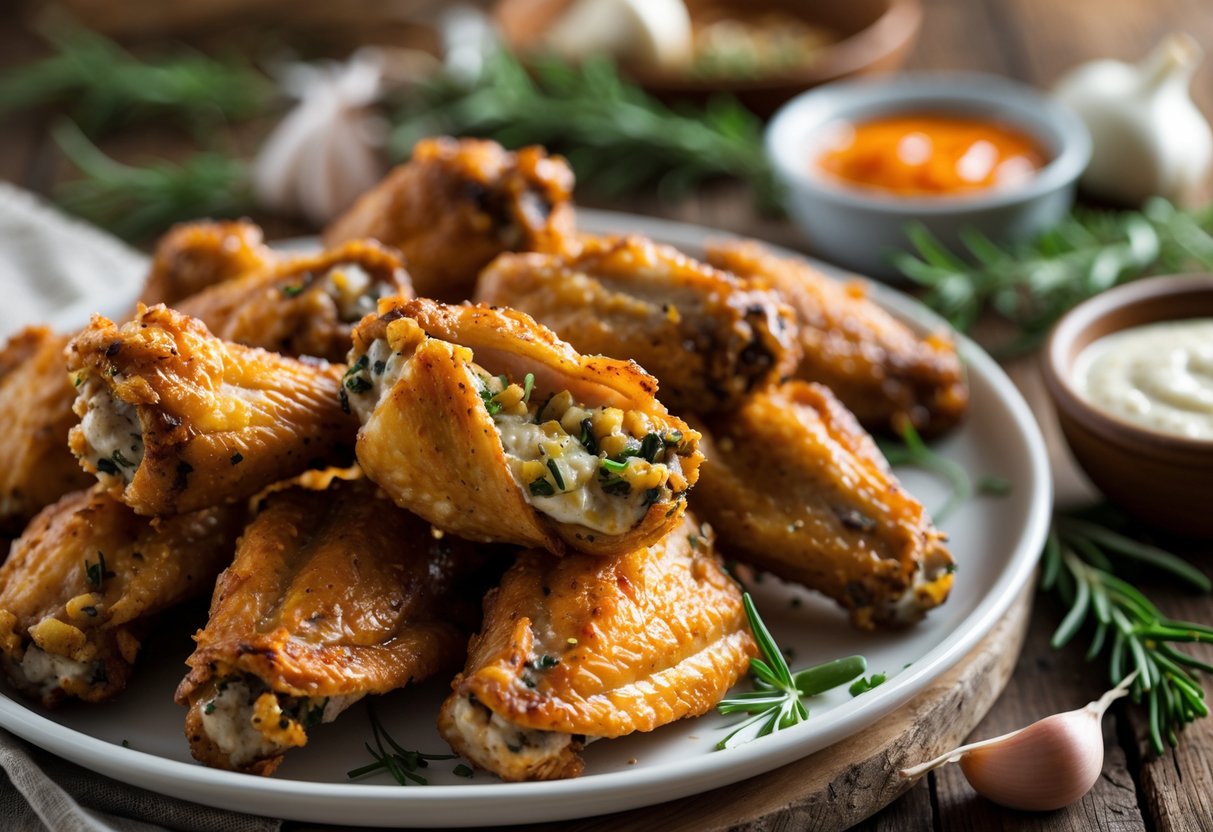 2 Fat 2 Fly Stuffed Chicken Wings Recipe: Easy Step-By-Step Guide ...
