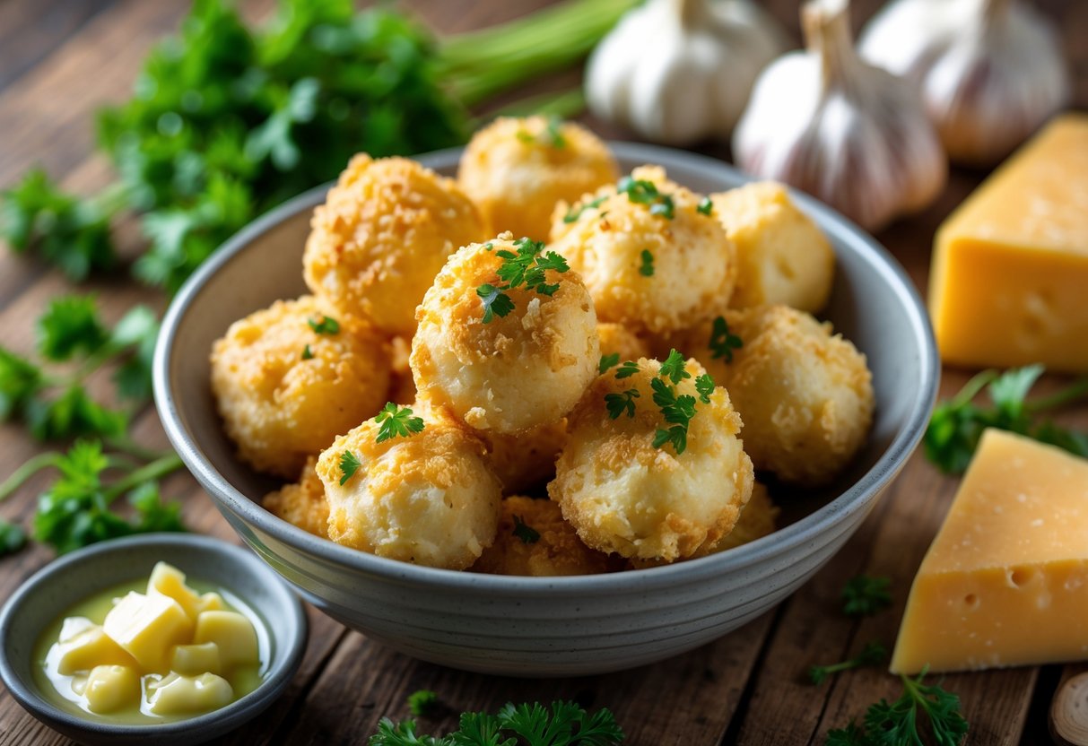 Garlic Cheese Curds Recipe: Simple Ingredients & Step-by-Step ...