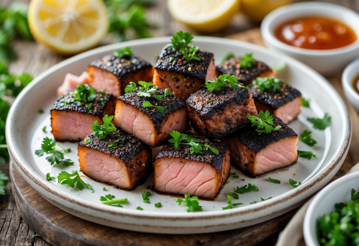 Blackened Tuna Bites Recipe: Easy Step-by-Step Guide - Drool Recipes