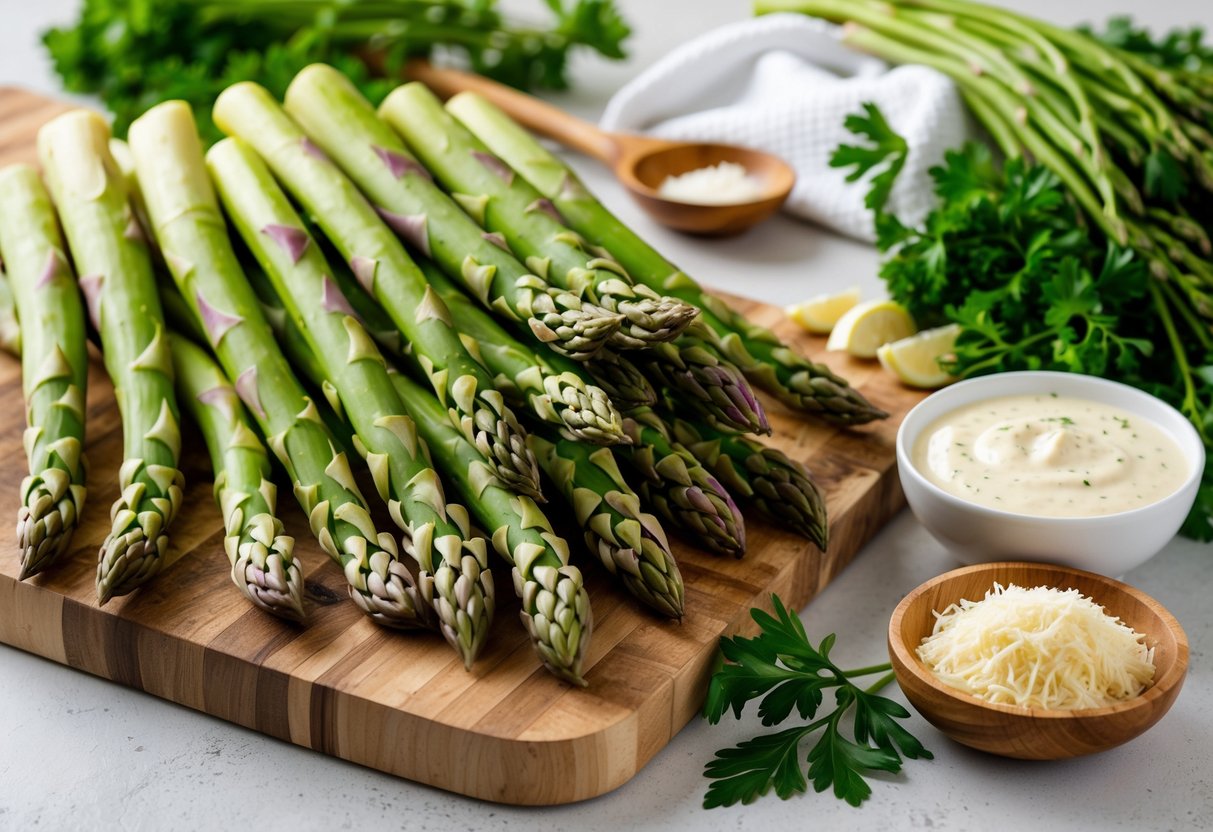 Alfredo Asparagus Bundles Recipe: Easy Step-By-Step Guide - Drool Recipes