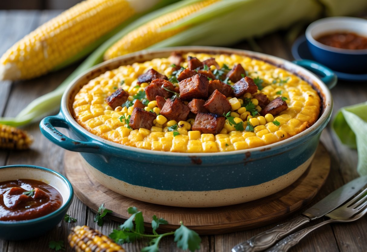 Voodoo BBQ Corn Pudding Recipe: Easy Step-By-Step Instructions - Drool ...