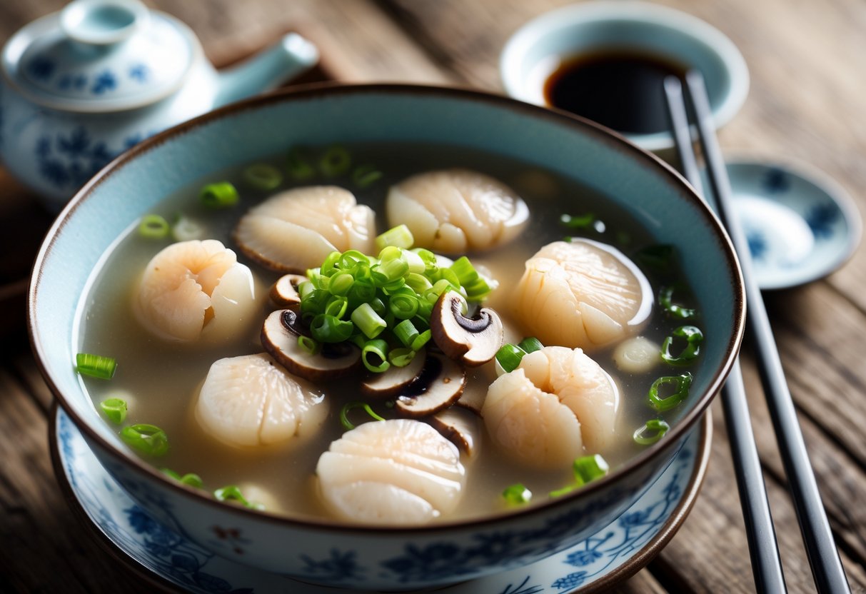 Chinese Scallop Soup Recipe: Easy Step-By-Step Guide - Drool Recipes