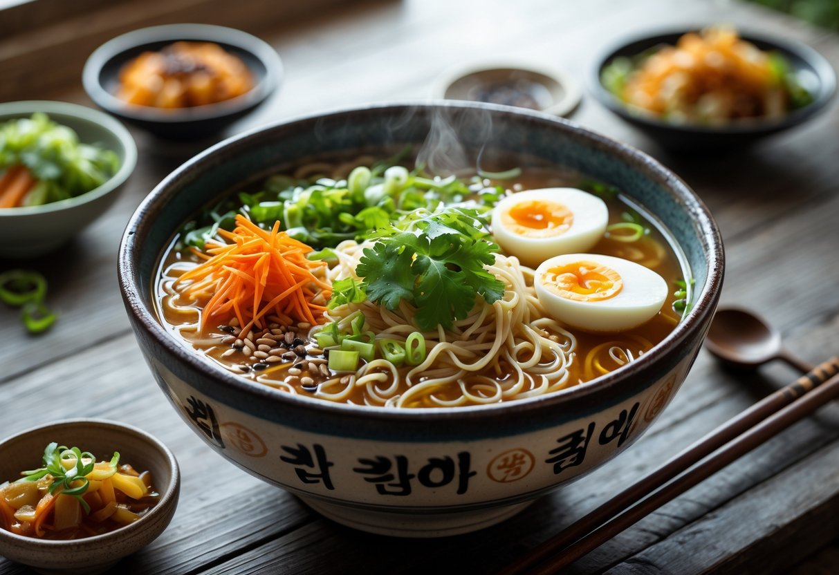 Korean Noodle Bowl Recipe: Easy Ingredients & Steps - Drool Recipes