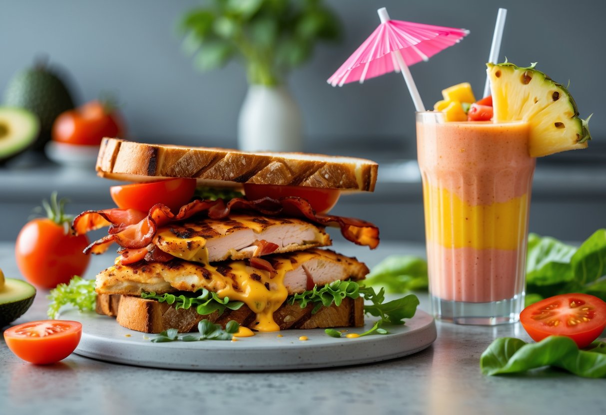 Chipotle Chicken Club Tropical Smoothie Recipe: Easy Steps - Drool Recipes