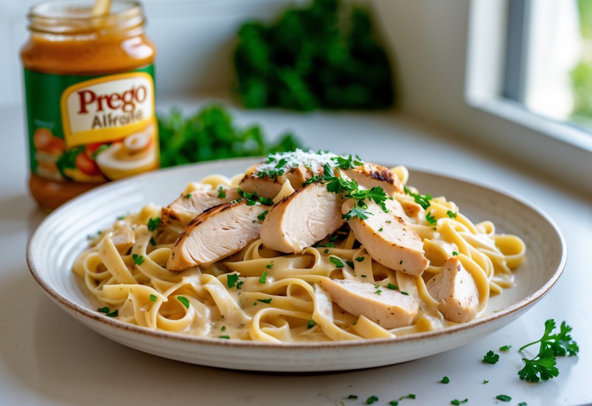 Chicken Alfredo Recipe With Jar Sauce Prego: Easy Dinner Guide - Drool ...