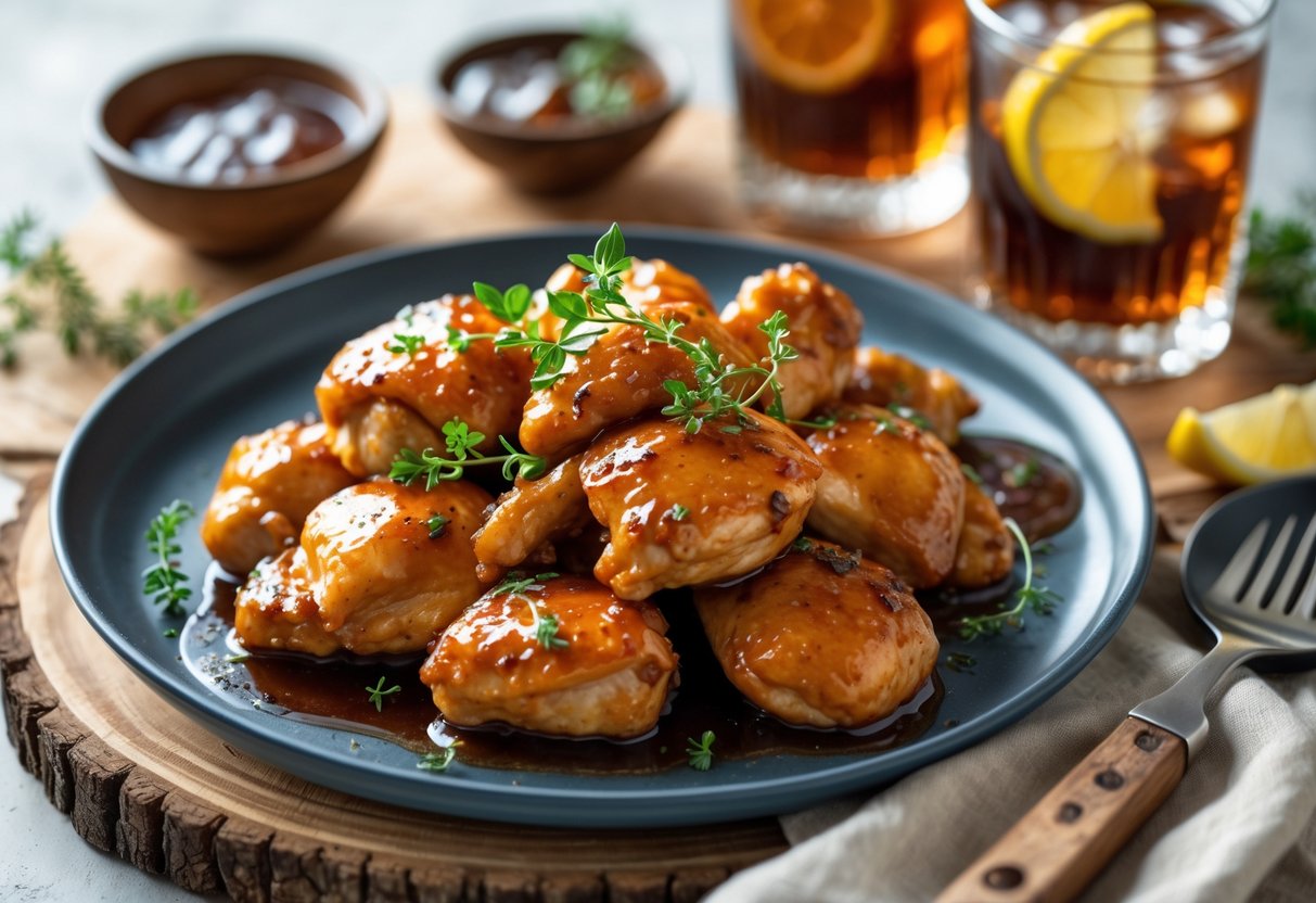Whiskey Cola Chicken Recipe: Easy Ingredients & Guide - Drool Recipes