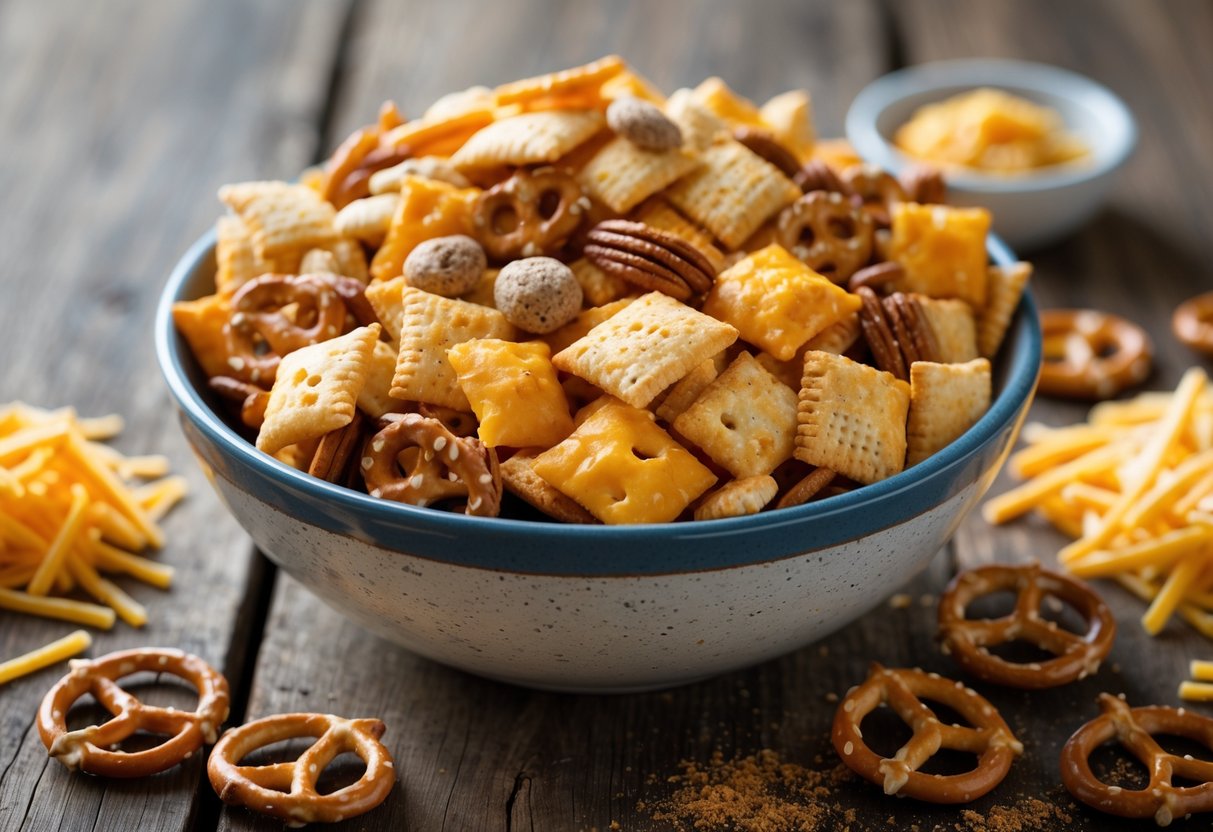 Quaker Snack Mix Baked Cheddar Recipe: Easy Step-by-Step Guide - BBQ ...