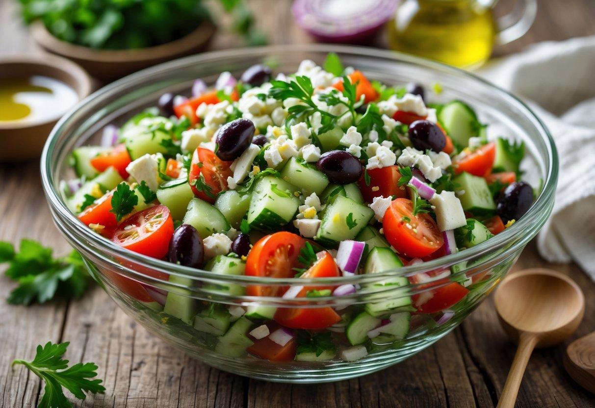 Mazza Salad Recipe: Easy Ingredients & Step-by-Step Guide - BBQ Grill ...