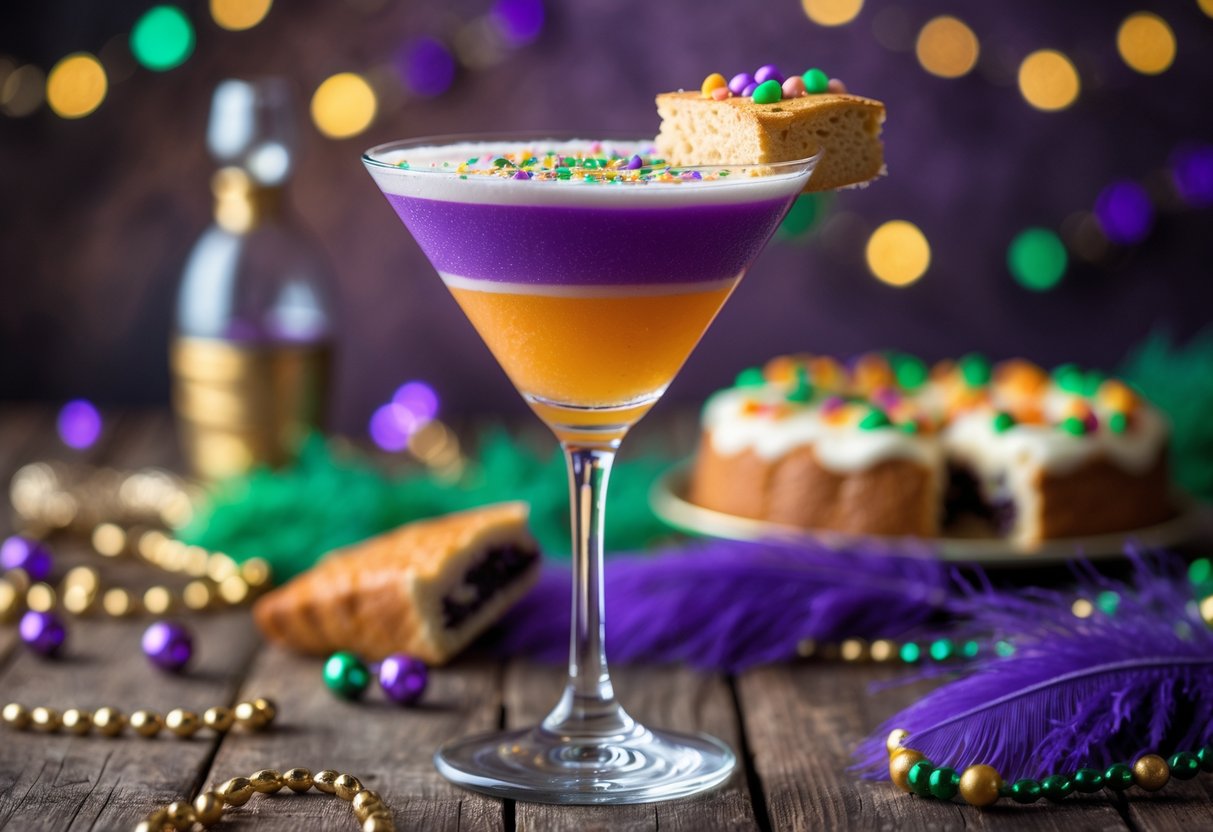 King Cake Martini Recipe: Festive Flavors & Step-by-Step Guide - Drool Recipes